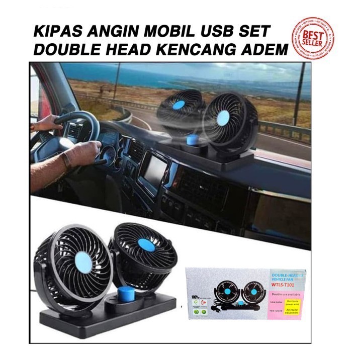 Jual Fusion R | Kipas Angin Mobil USB 360 Angin Kencang Adem Universal ...