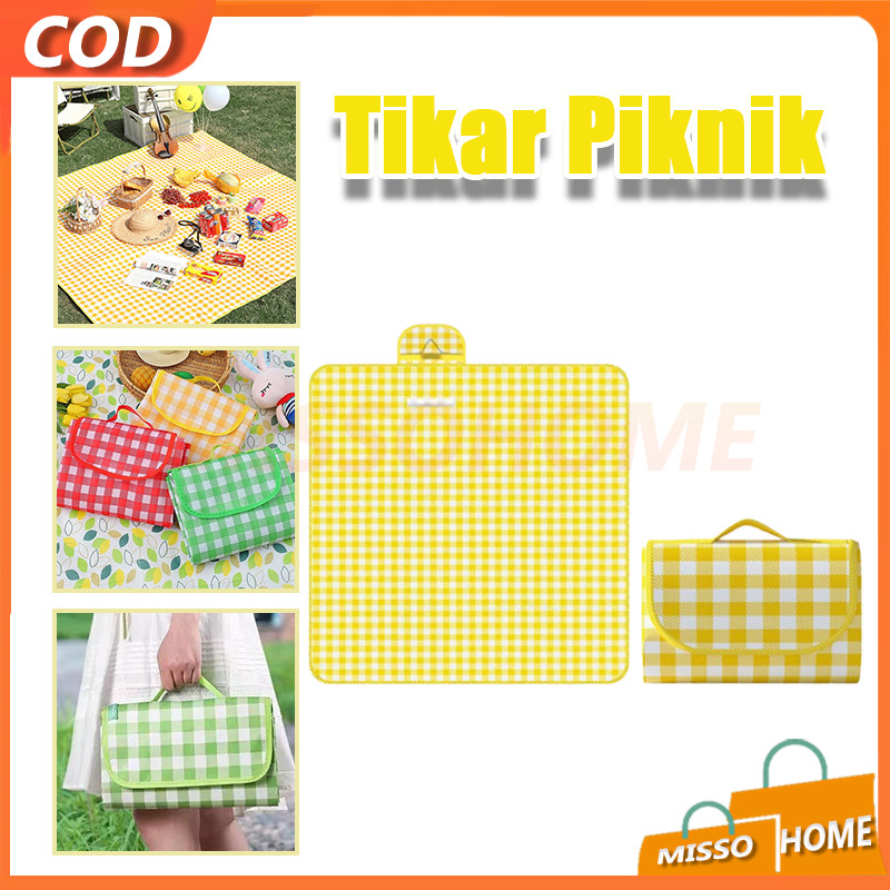 Jual Tikar Piknik/Tikar Pantai Anti Air/Tikar Lipat Piknik waterproof ...