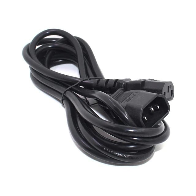Jual Kabel Power Extension 250V 10A C13 C14 Male Female 1m 3m 5m ...