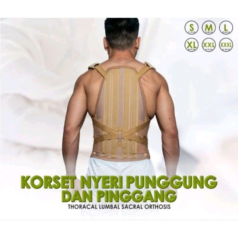 Jual Korset TLSO / Korset Tulang Belakang / Penyangga Tulang Belakang | Shopee Indonesia