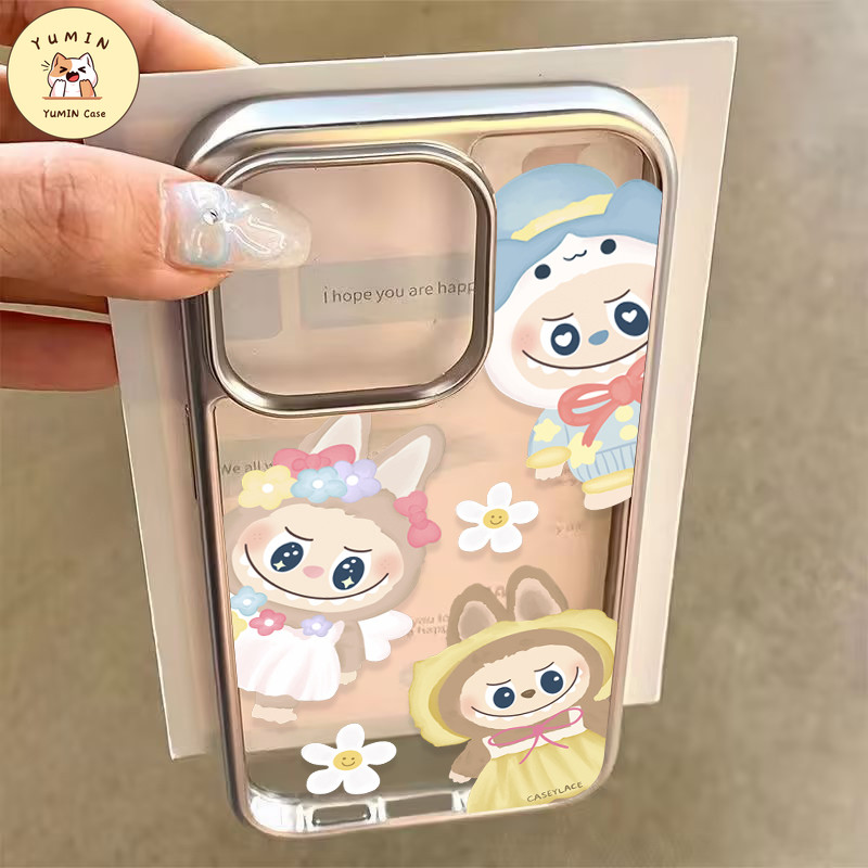 Jual Casing Labubu Malaikat Ikatan Simpul Kartun Bunga Lucu Kreatif ...