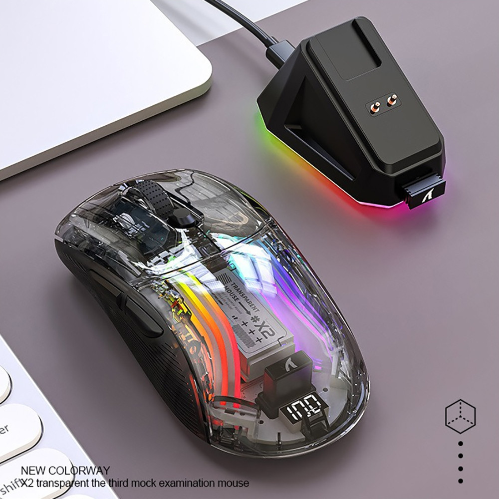 Jual Attack Shark X2 Pro 2.4G Magnetic Charging Bluetooth Mouse Tri ...