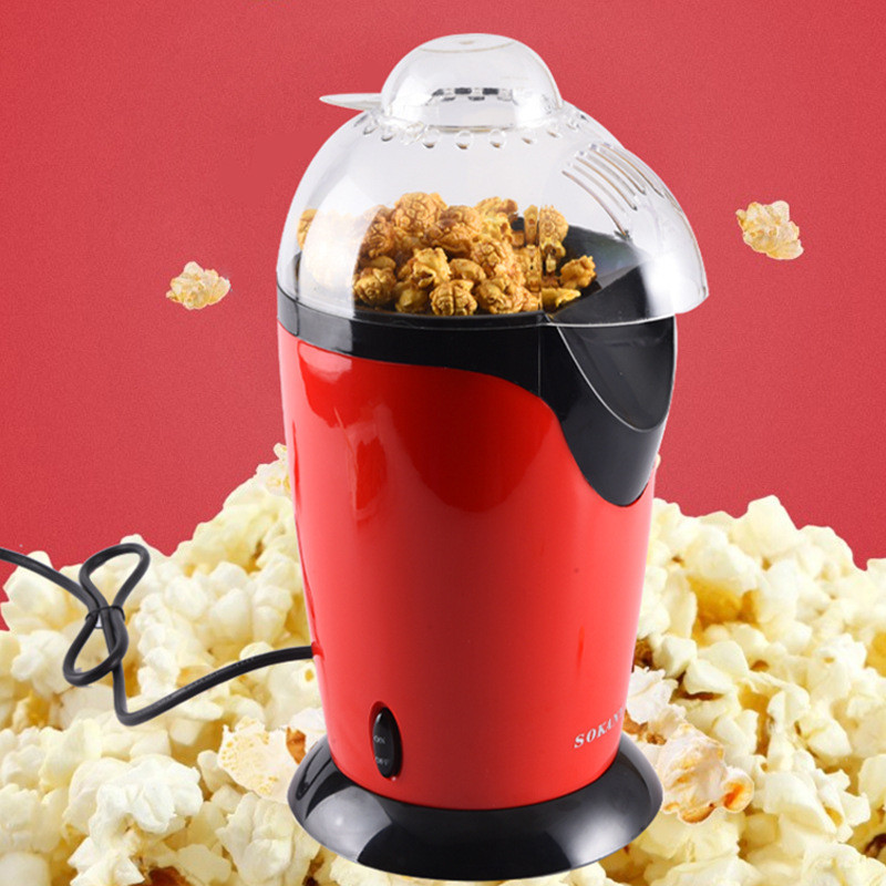 Jual Electric Small Corn Popcorn Maker Machine 1200W Healthy Air Oil ...