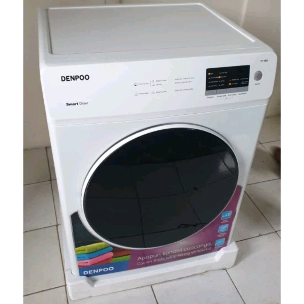 Jual DENPOO MESIN PENGERING PAKAIAN DRYER 9 KG DY-960 | Shopee Indonesia