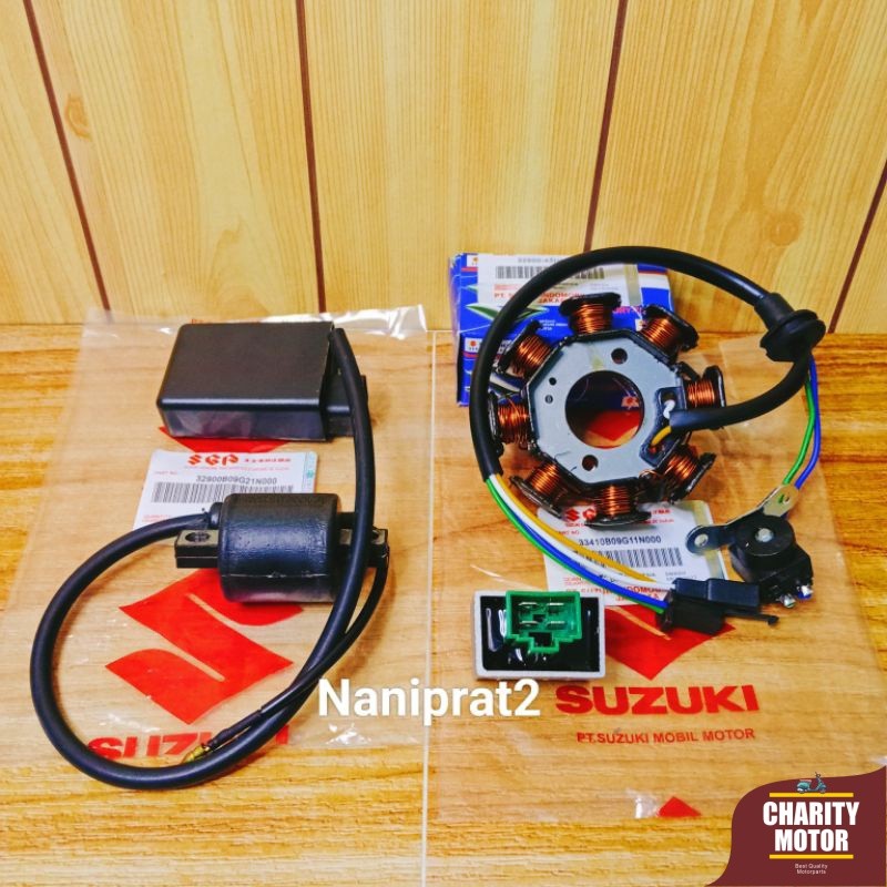 Jual Paket Pengapian Spull Spol Stator Komplit + CDI + Kiprok + Koil ...