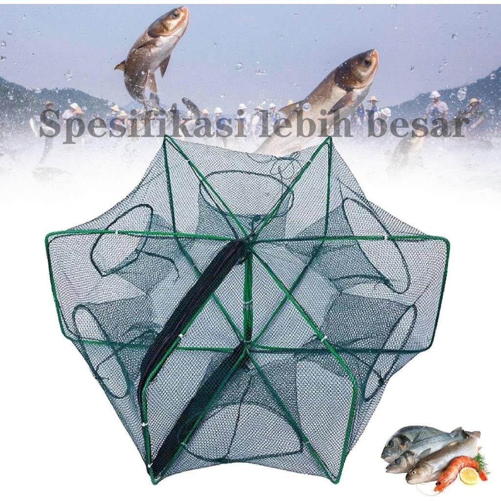 Jual Perangkap Jebakan Jaring Jala Prangkap Lipat Ikan Udang Kepiting ...