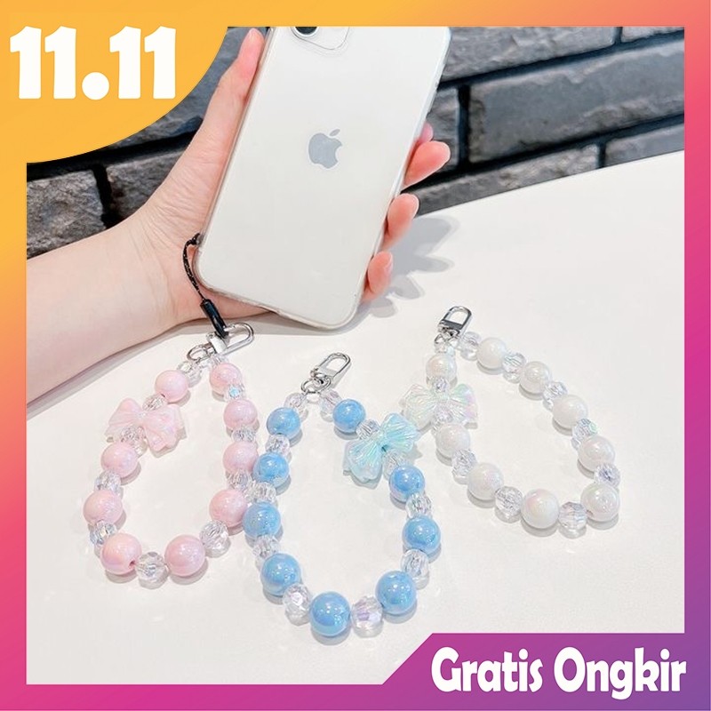 Jual FXG Gantungan HP Phone Strap Manik Manik Lucu Aesthetic Aksesoris ...