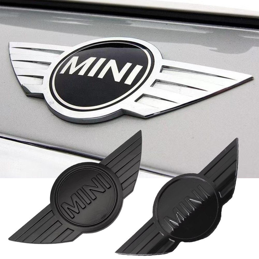 Jual Metal Car Body Sticker Logo Rear Emblem Decal Accessories For Mini ...