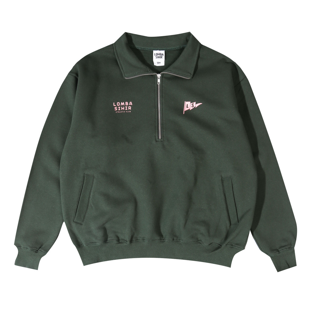 Jual Lomba Sihir - Athletic Club - Sweatshirt - Green | Shopee Indonesia