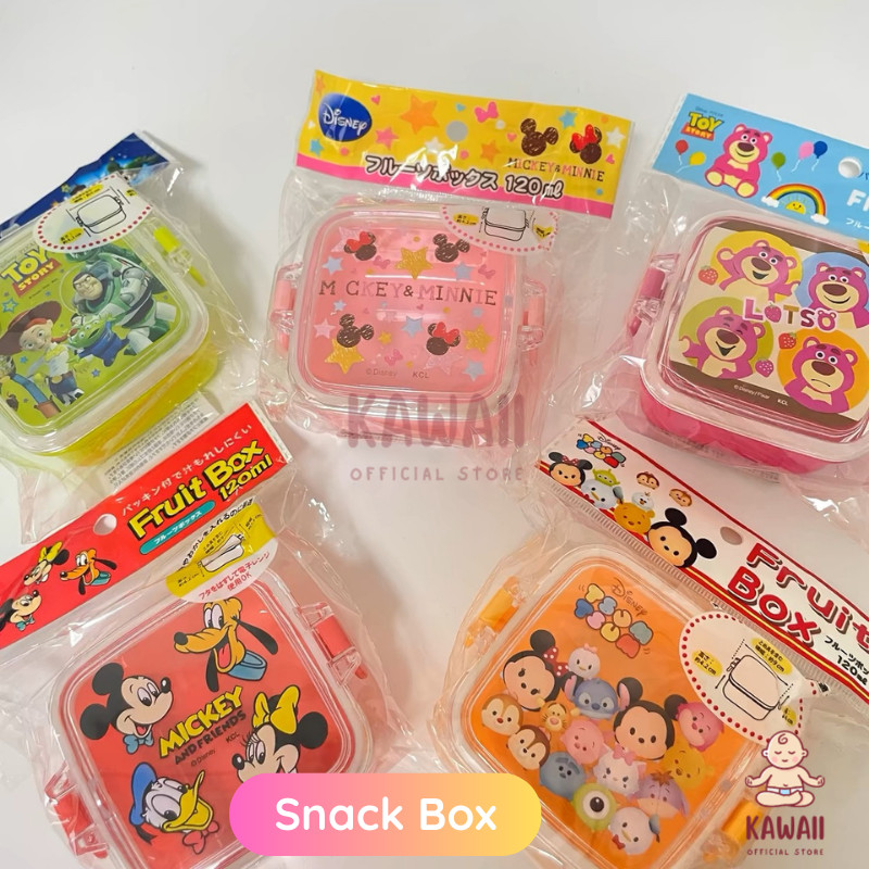 Jual Wadah Buah Sayur Snack Fruit Box Bento Lunch Disney Tempat Cemilan ...