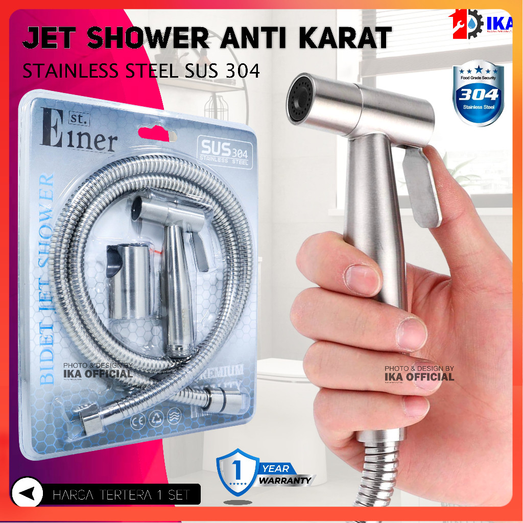 Jual Jet Shower Kloset Toilet Closet Cebok WC Semprotan Duduk Kamar Mandi Ringan Kamar Mandi ...
