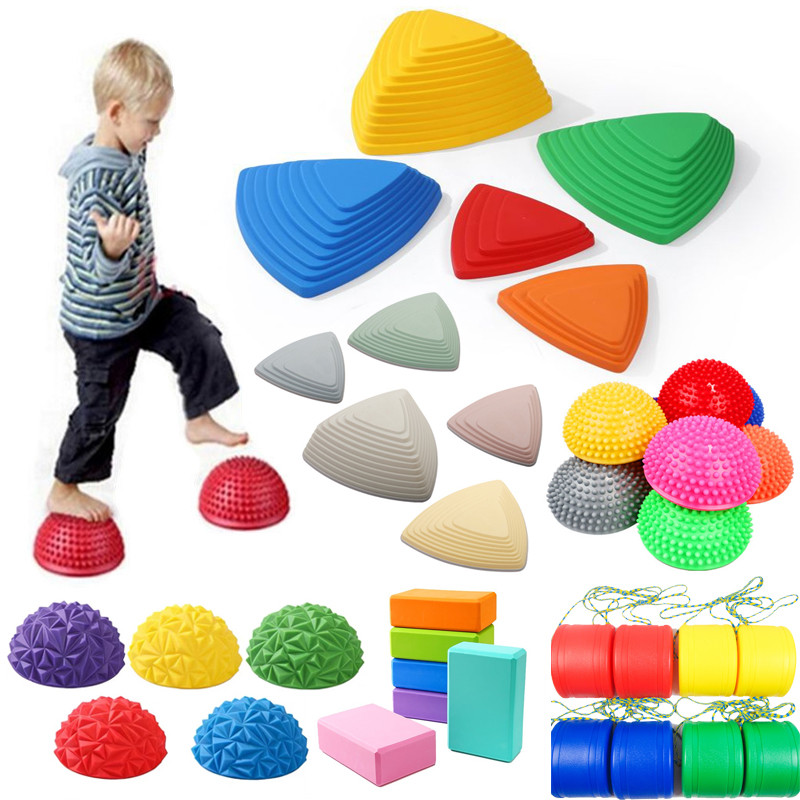 National Geographic TU3Y Balance Obstacle Stepping Stones Foam Sensory ...