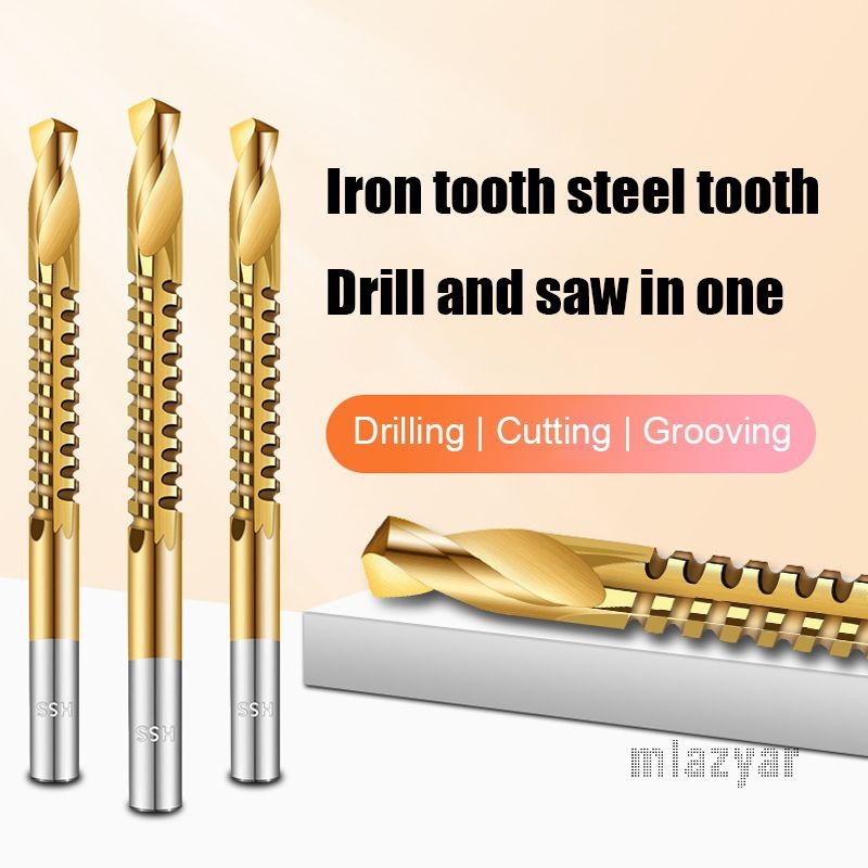 Jual miazyar ⭐COD⭐ Bor Slot Pertukangan Kayu Bor Gigi Gergaji Baja ...