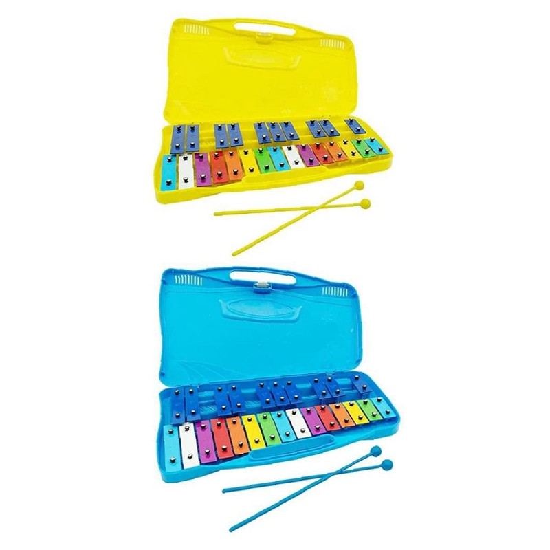 Jual 25 Note Xylophone With Case Colorful Musical Toy Perfectly Tuned ...