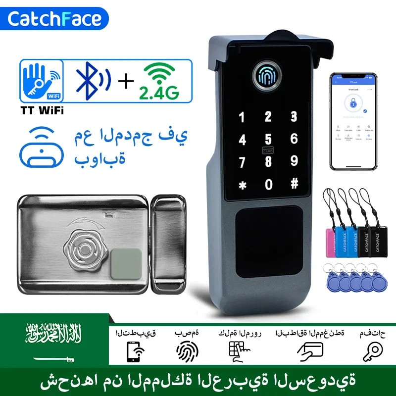 Jual TTLock WIFI Version Built In Gateway Fingerprint Waterproof ...