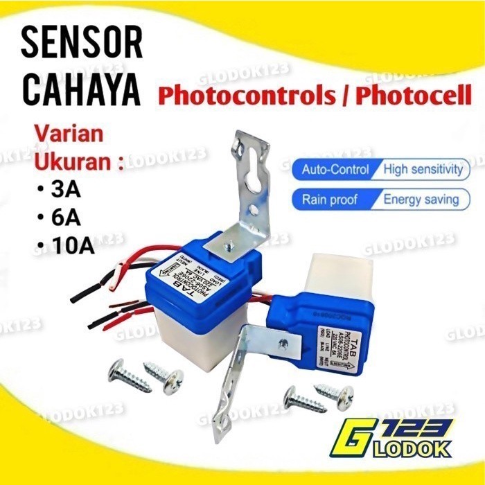Jual Photocell 6A 10A Fotosel Sensor Cahaya Lampu | Shopee Indonesia