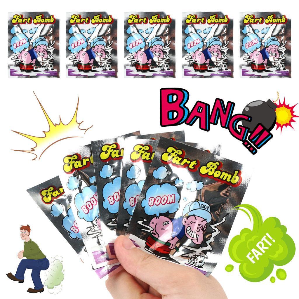 Jual Trick, stinky fart bag, stinky fart bomb, prank, prank, new and ...