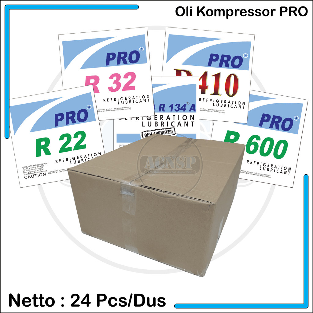 Jual [Dus] [Oli Pro Dus] Oli Pro / Oli Kompressor Merk Pro Varian R22 ...