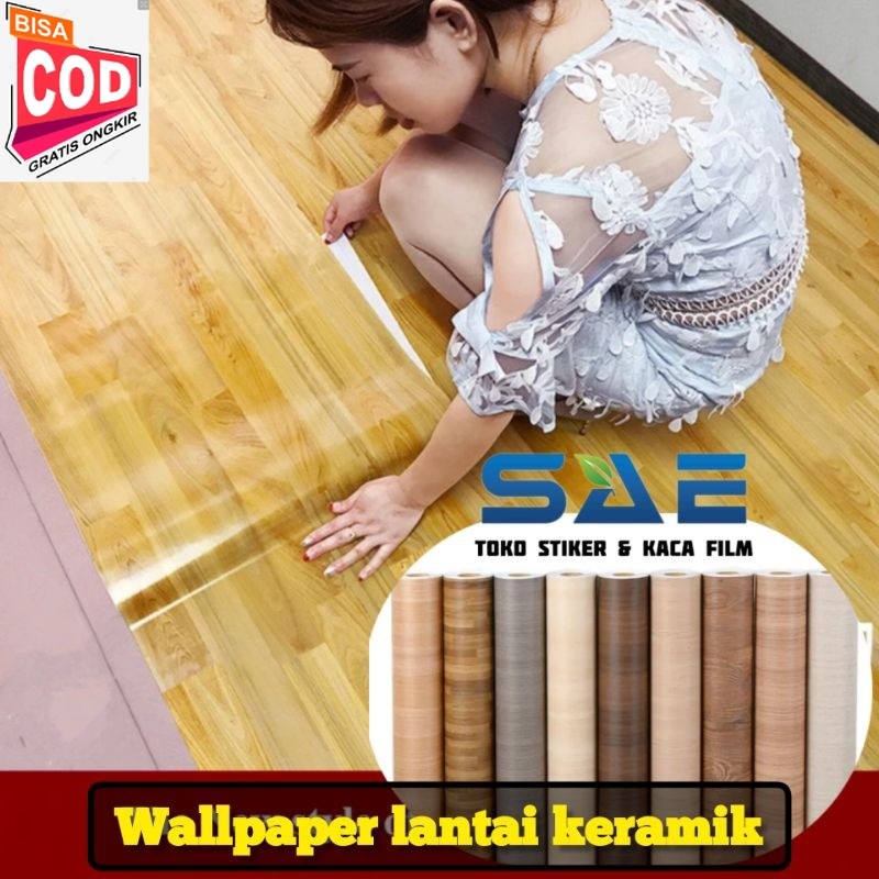 Jual Wallpaper Sticker Lantai Keramik Dinding Dapur Meja Lemari Pintu ...