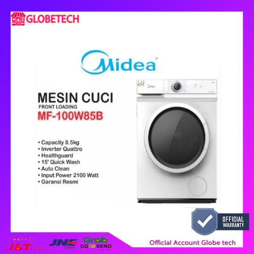 Jual MESIN CUCI Midea Mesin Cuci Front Loading Kapasitas 8,5 kg Model ...