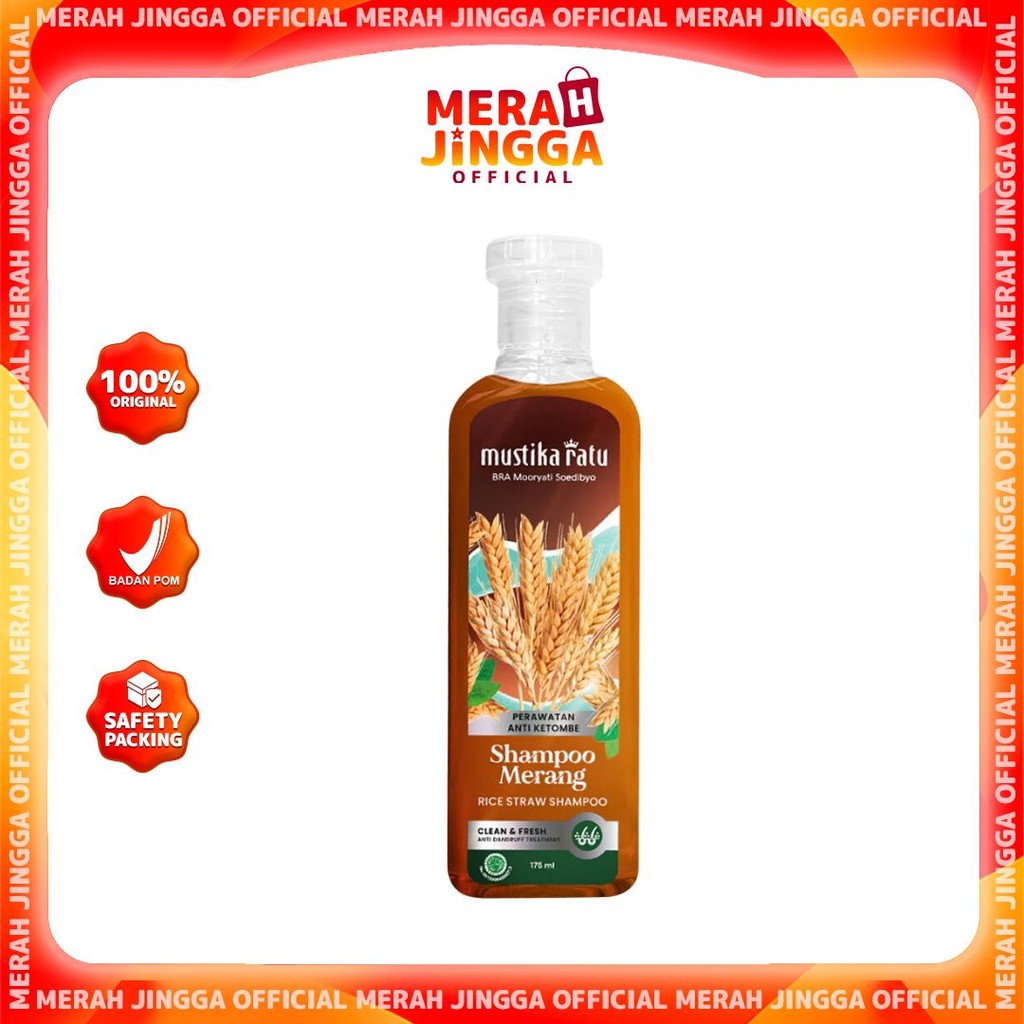 Jual Mustika Ratu Shampoo Merang 175ml untuk mengurangi gatal karena ...