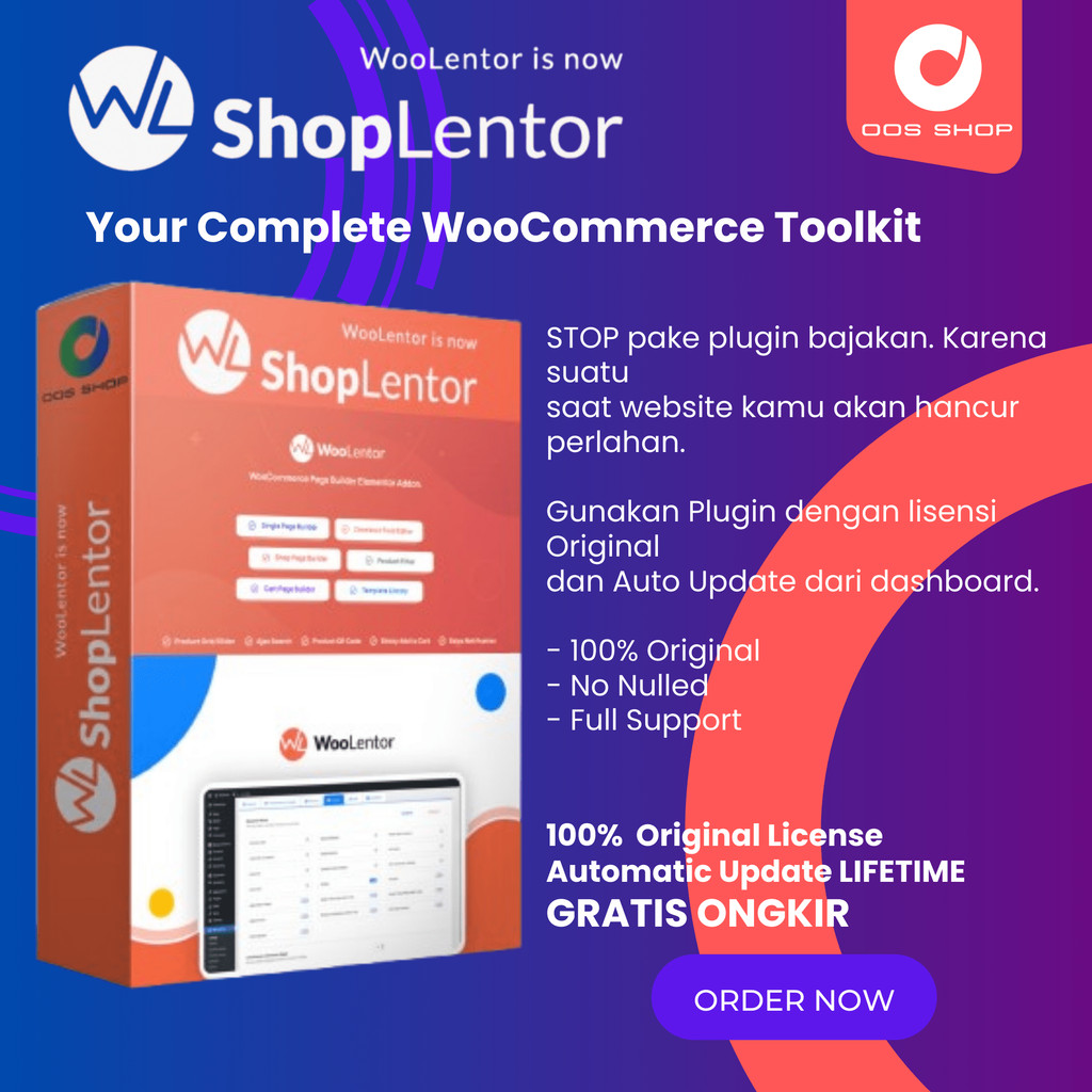 Jual WooLentor Pro Original Lifetime - Shoplentor – WooCommerce Elementor Addons + Builder 100% ...