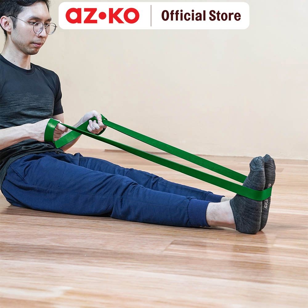 Jual AZKO Alph Long Resistance Band - Kuning Tali Karet Elastis Alat ...