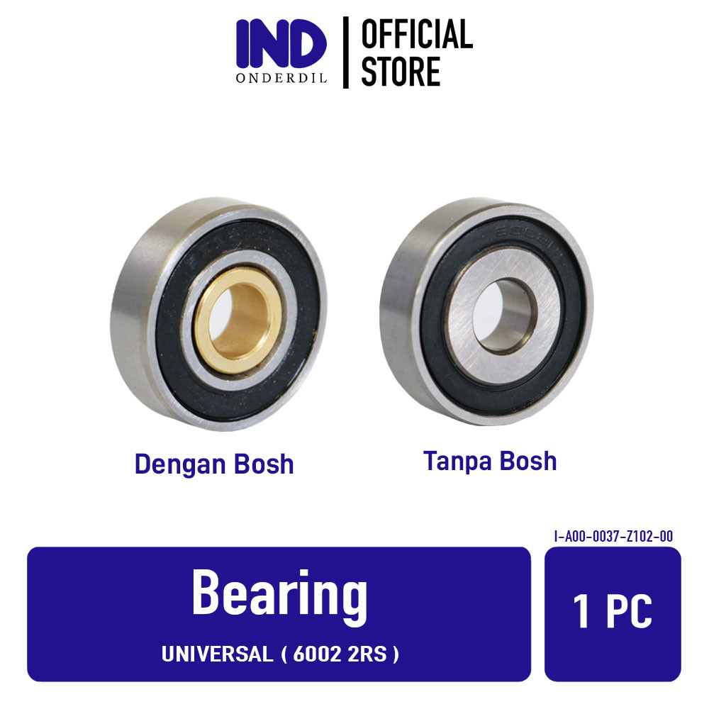 Jual IND Onderdil Bearing 6002 2RS Bosh Bush Kuningan Laher Leher Bering Bantalan Bak CVT Untuk ...