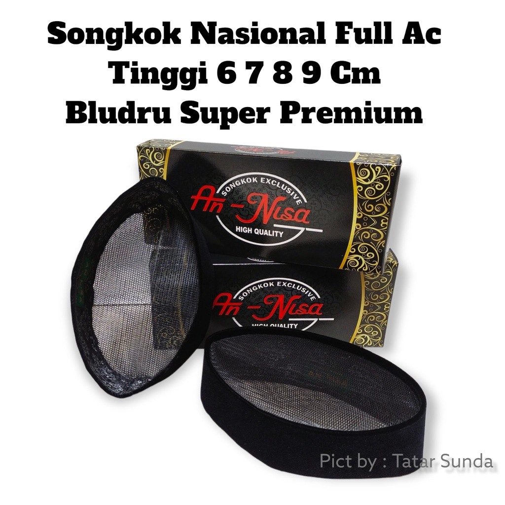 Jual Peci Kopiah Songkok Full Ac Annisa Songkok Anak Dewasa Songkok Nasional Peci Hitam Polos ...