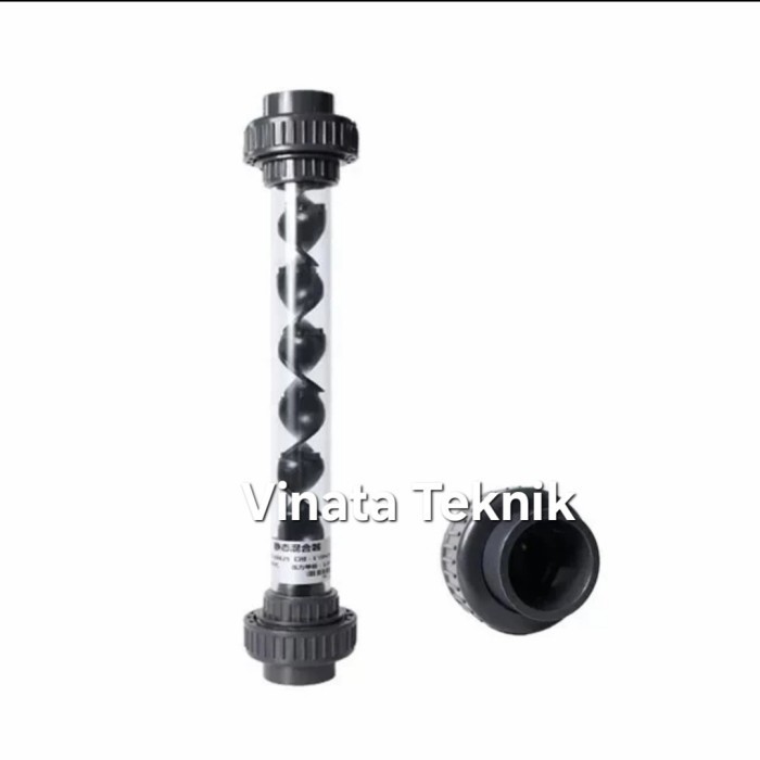 Jual Static Mixer 1 1/4" Inch UPVC JIS 10K Ozone Tabung Statis Mixer DN ...