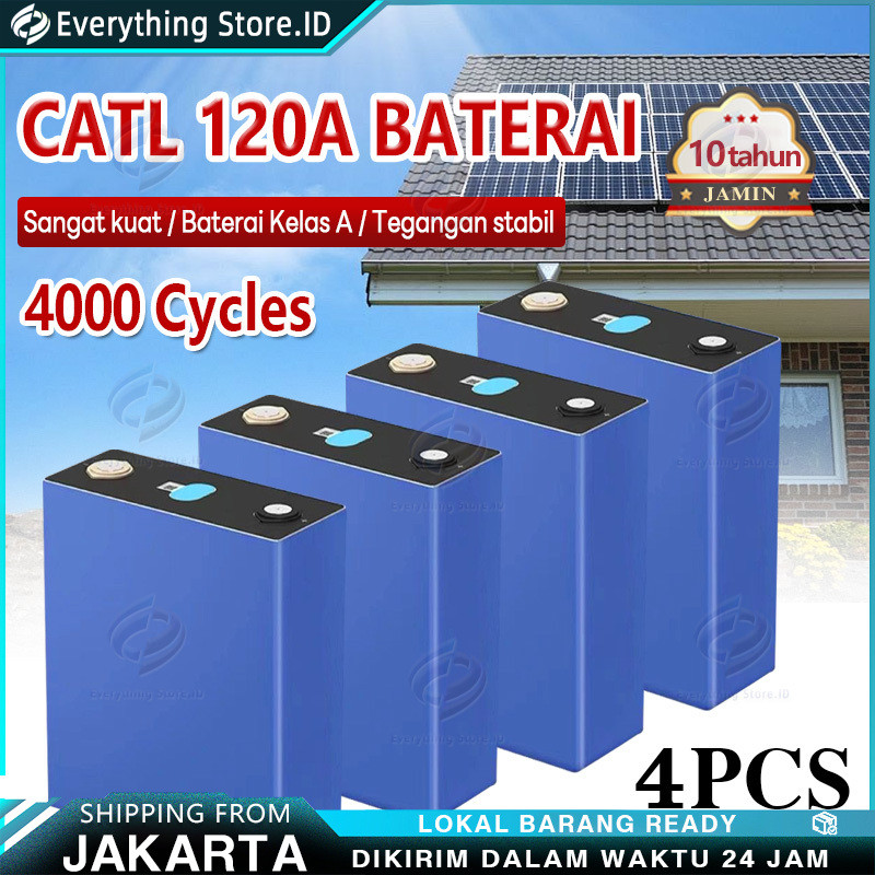 Jual FREE BMS Baterai litium CALB Lifepo4 3.2v/12v GRADE A 120Ah Elektrik Baterai Lithium ...