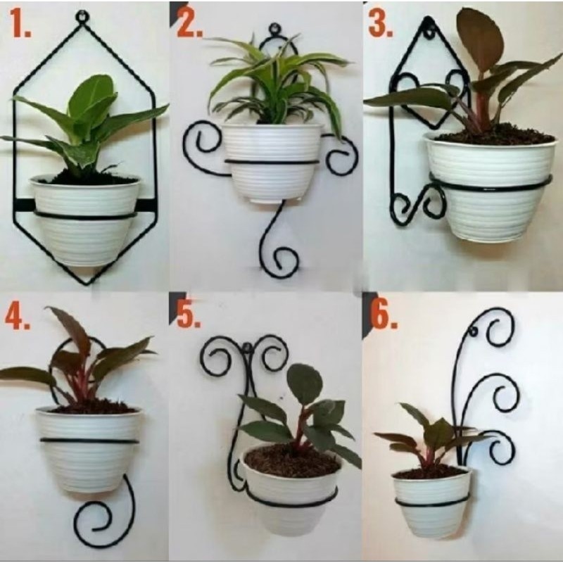 Jual standing pot gantung bermotif -Lee steel | Shopee Indonesia
