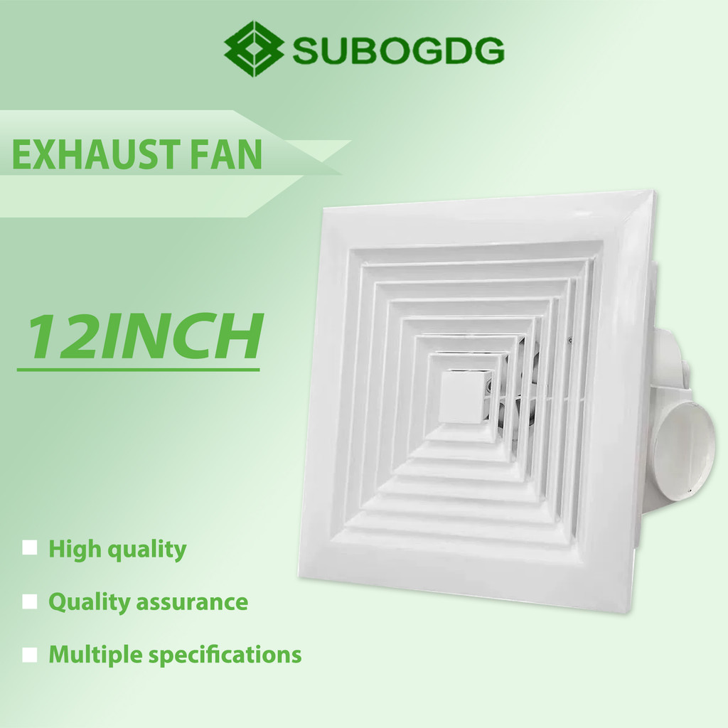 Jual SUBOGDG Ducting Exhaust Fan Plafon 12 Inch kipas angin blower atap ...