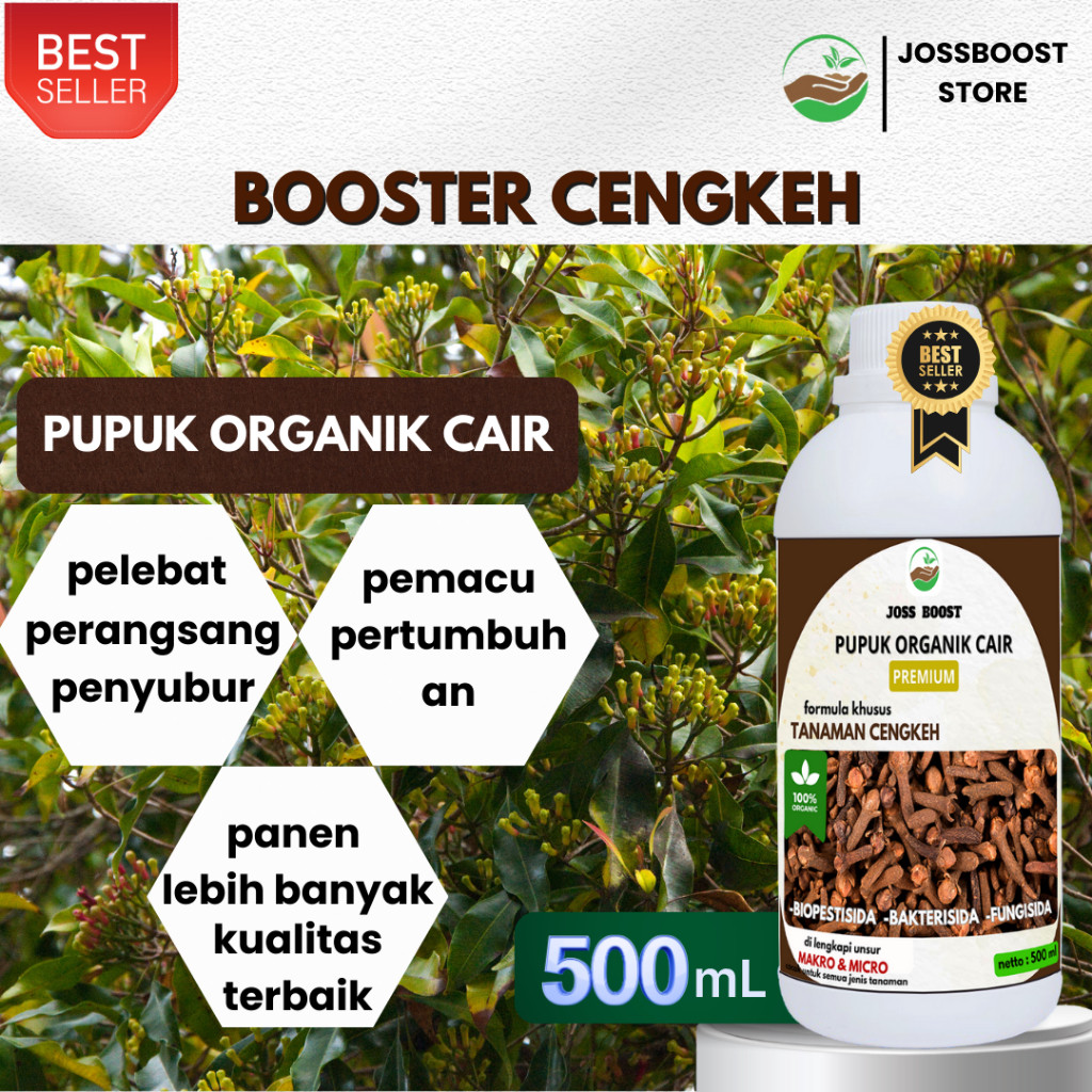 Jual JOSSBOOST pupuk Booster Tanaman Cengkeh 500ML / Pupuk Pelebat ...