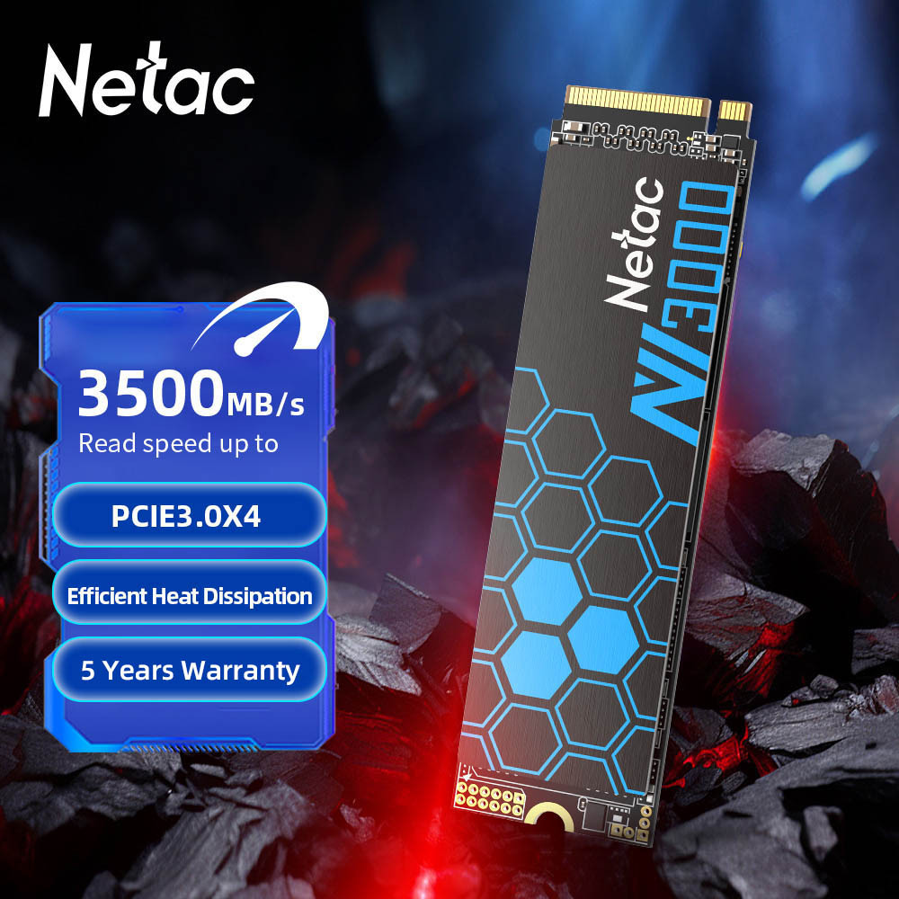 Jual Netac SSD 1TB SSD NVME M2 250GB 500GB 1TB NVMe M.2 PCIE 3.0X4 ...