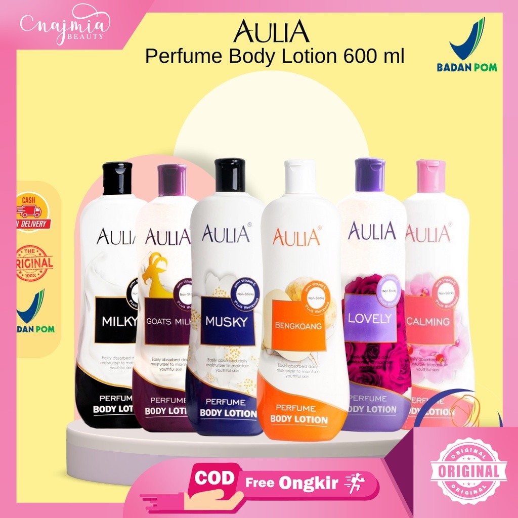 Jual Aulia Perfume Body Lotion 600 Ml -Hand Body With Niacinamide ...
