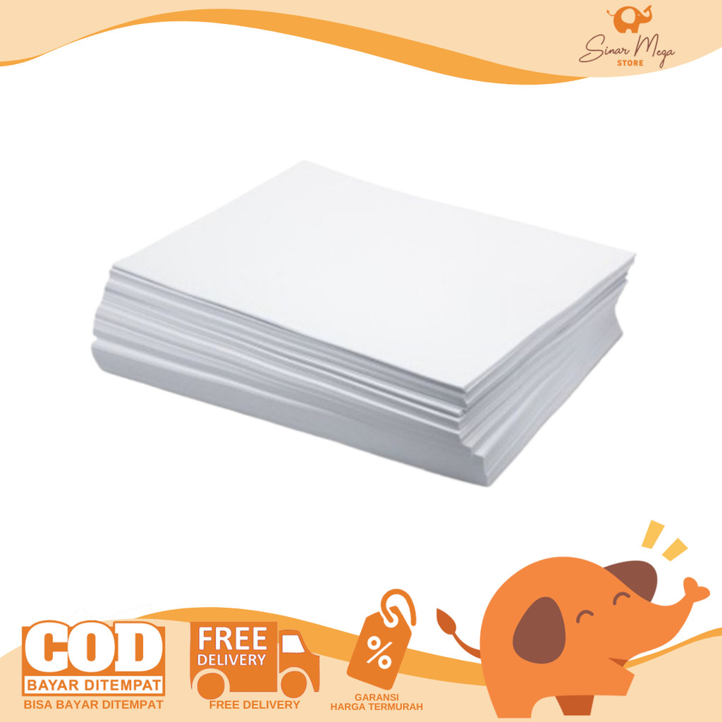 Jual Kertas BC TIK/Briefcard/Manila Putih 200gr A4 isi 10 Lembar ...