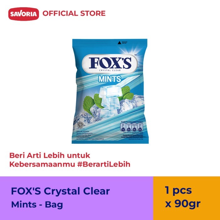 Jual FOX'S Mints Bag - Permen Mint 90g | Shopee Indonesia