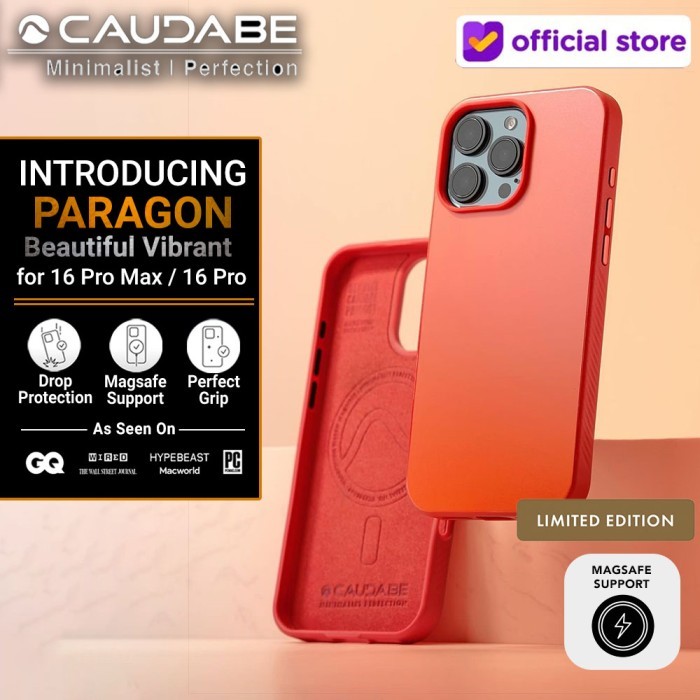 Jual Caudabe Paragon Case iPhone 16 Pro Max / 16 Pro Ember - Magsafe ...