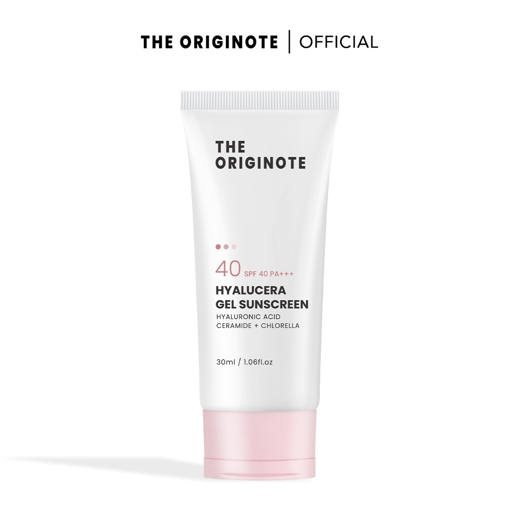 Jual THE ORIGINOTE HYALUCERA GEL SUNSCREEN SPF 40 PA++ SKIN BARRIER ...