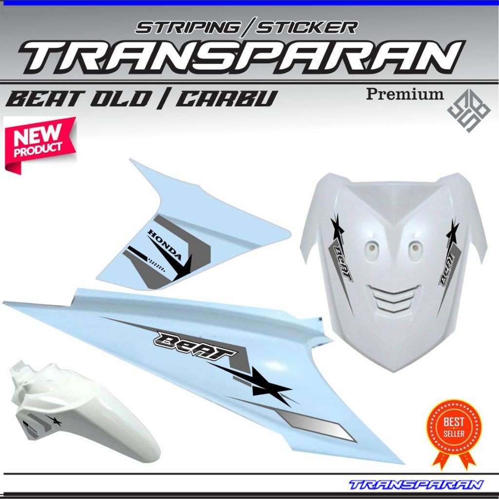 Jual STIKER STRIPING VARIASI HONDA BEAT OLD MOTIF SIMPLE TERBARU PRODAK ...