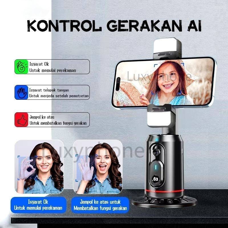 Jual P05 Tripod Gimbal Stabilizer Murah Tongsis 360° Derajat Stabilizer ...