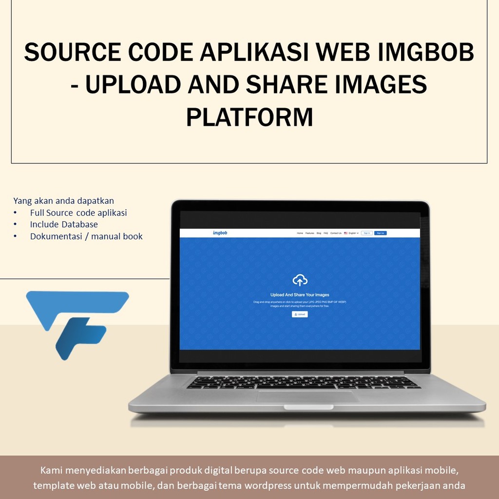 Jual SOURCE CODE APLIKASI WEB IMGBOB - UPLOAD AND SHARE IMAGES PLATFORM | Shopee Indonesia