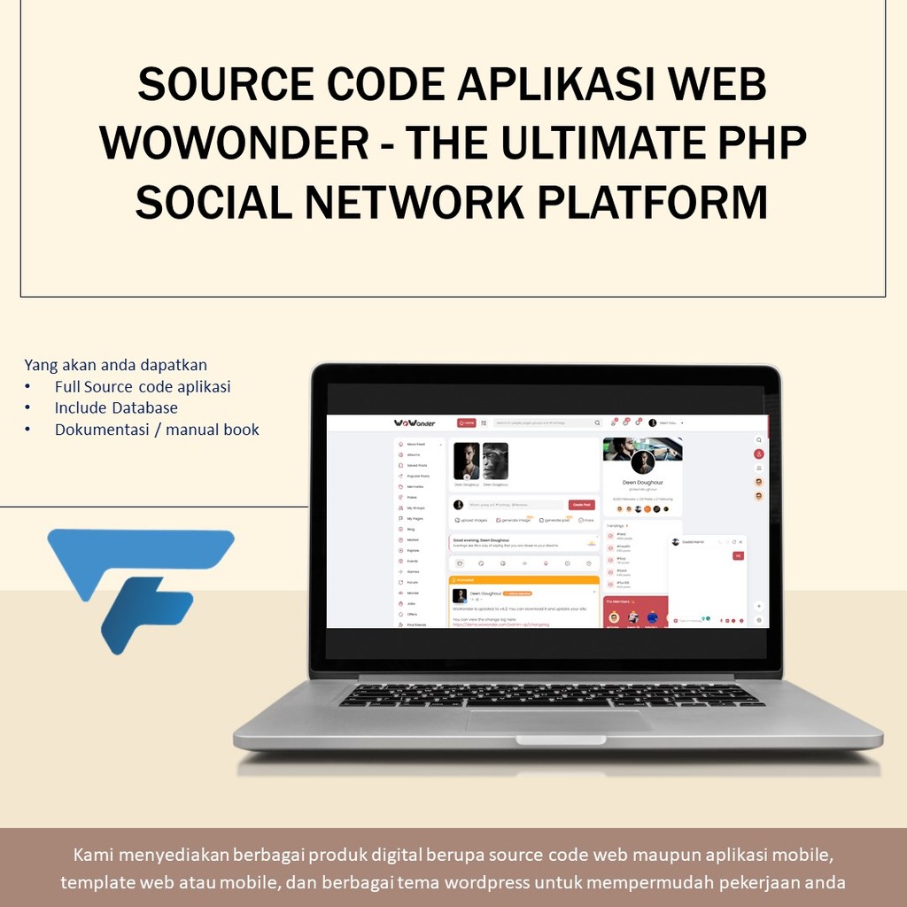 Jual SOURCE CODE APLIKASI WEB WOWONDER - THE ULTIMATE PHP SOCIAL NETWORK PLATFORM | Shopee Indonesia