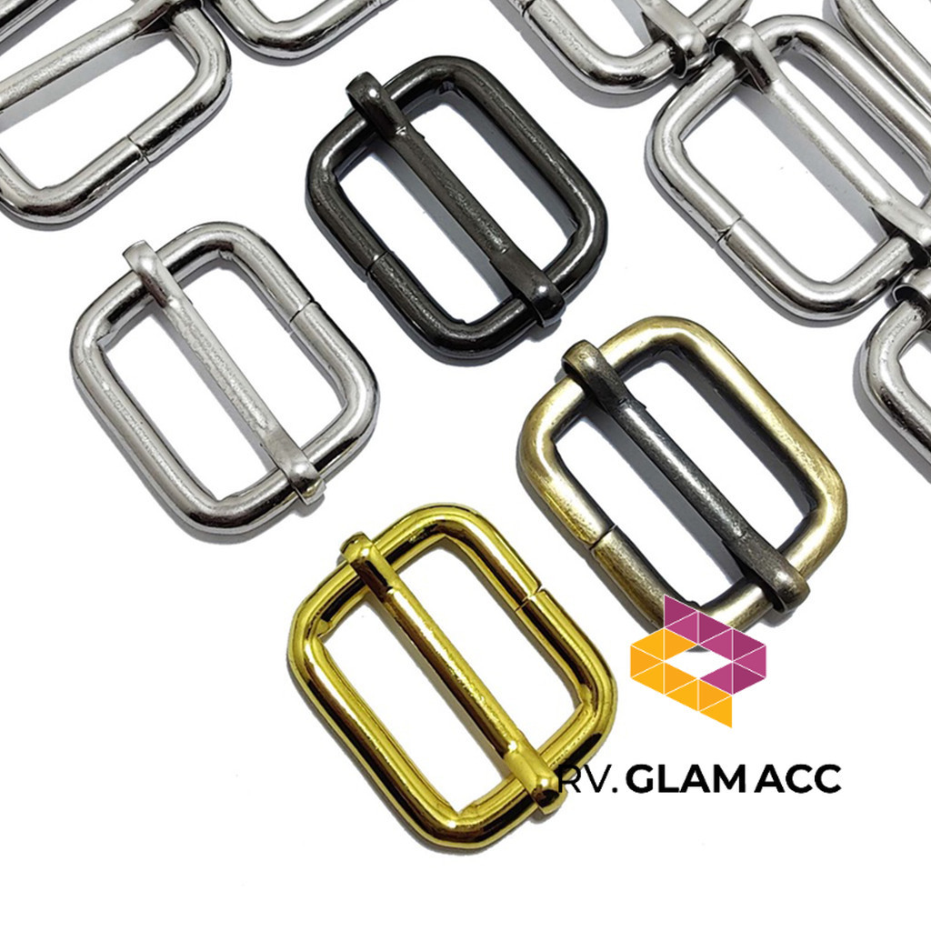 Jual (12 PCS) Ring Jalan Tas 2.5 CM Tebal 5 MM - Adjuster Tali Tas ...