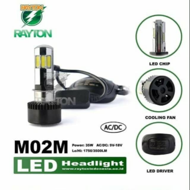 Jual LAMPU LED HID 6 SISI RTD RAYTON ORIGINAL HEADLAMP LAMPU MOTOR | SEMUA MOTOR | Shopee Indonesia