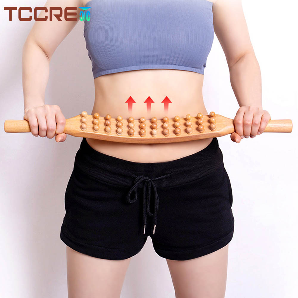 Jual Body Massage Stick Wood Therapy Massage Tools Lymphatic Drainage ...