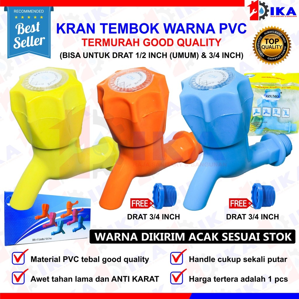 Jual SAB Kran Taman PVC Izumo IZM Keran Air Engkol Mahkota Plastik ...