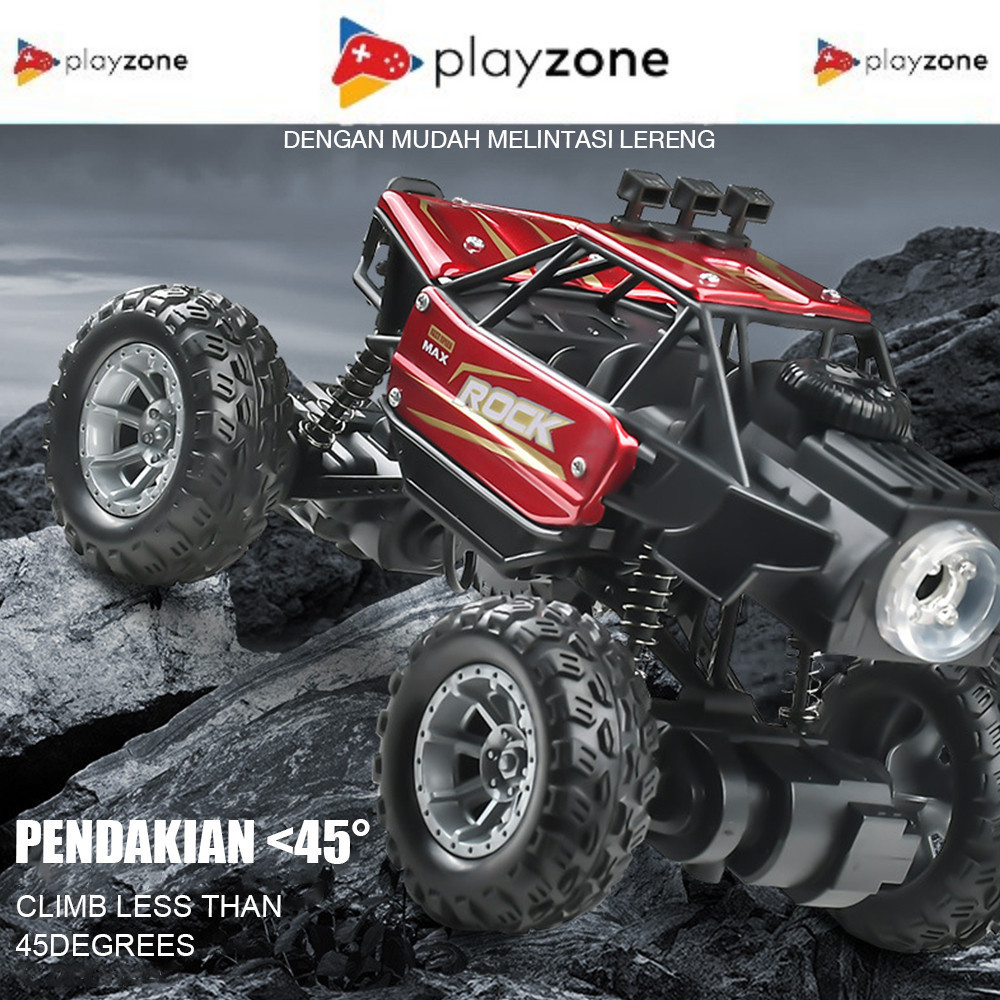 Jual Mainan Mobil Remote Control Offroad Alloy Climbing Car RC Rock Crawler 2WD Powerful dengan ...