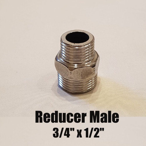 Jual Sock reducer drat luar 3/4 inch ke 1/2 inch stainless Double Nepel ...